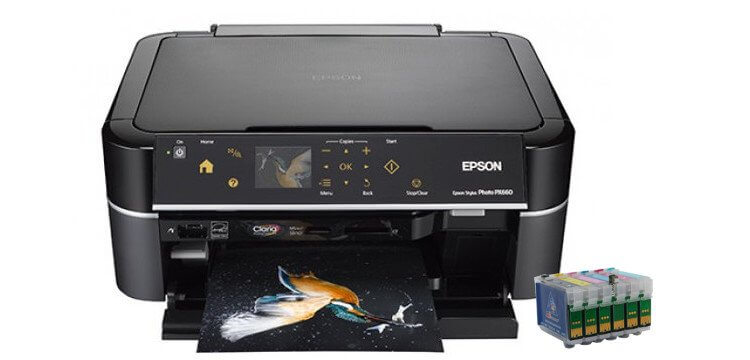 МФУ Epson Stylus Photo PX660 с ПЗК и чернилами купить Санкт-Петербург ...