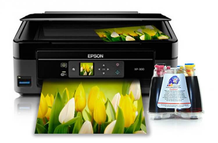 МФУ Epson Expression Home XP-300 с СНПЧ и чернилами купить Санкт ...